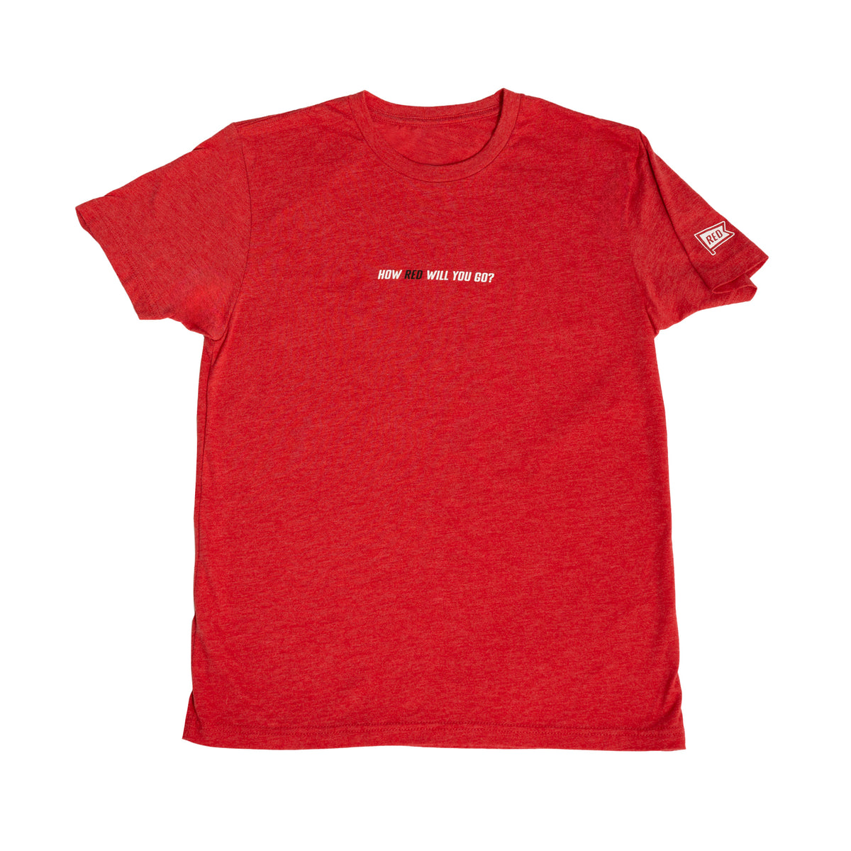 HOW RED WILL YOU GO TEE (VINTAGE RED) – Chasing Red Flags